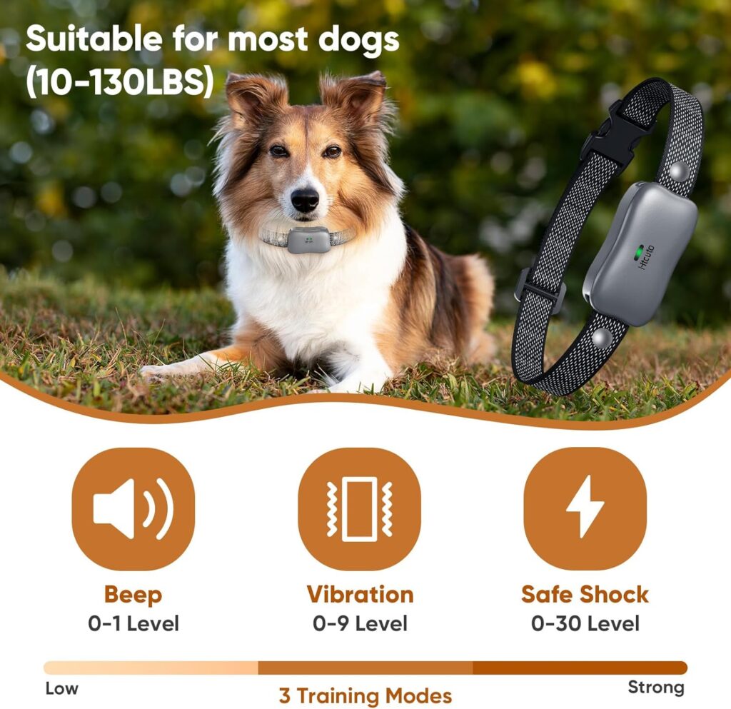 Wireless Dog Fence (10-130lbs) : 3500ft Fence Range Training Collar ...